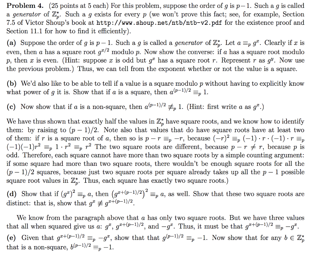 Solved Problem 4. (25 points at 5 each) For this problem, | Chegg.com
