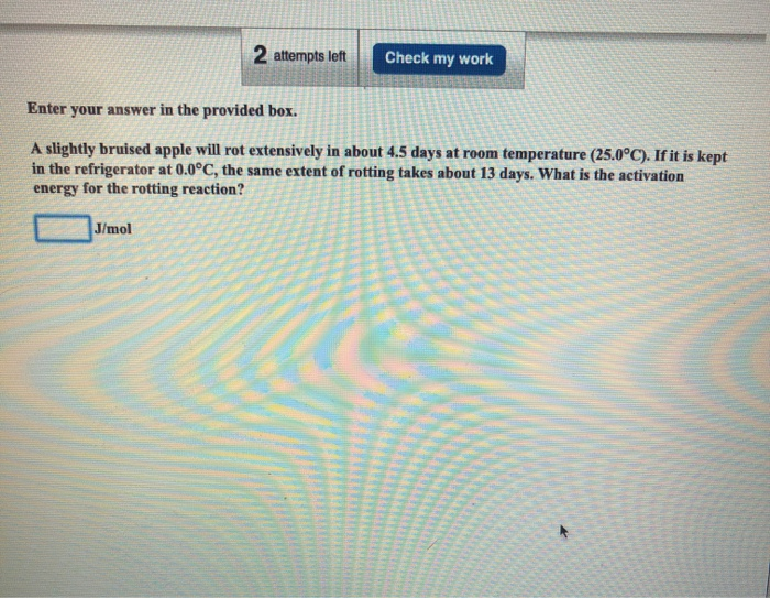 Solved 2 attempts left Check my work Enter your answer in | Chegg.com