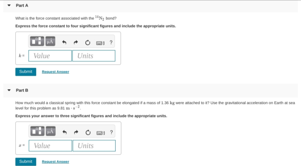 Solved Review Constants Periodic Table The vibrational | Chegg.com