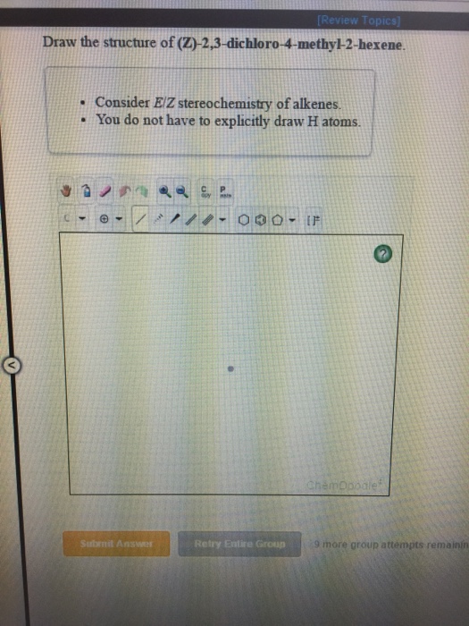 Solved [Review Topics] Draw the structure of | Chegg.com