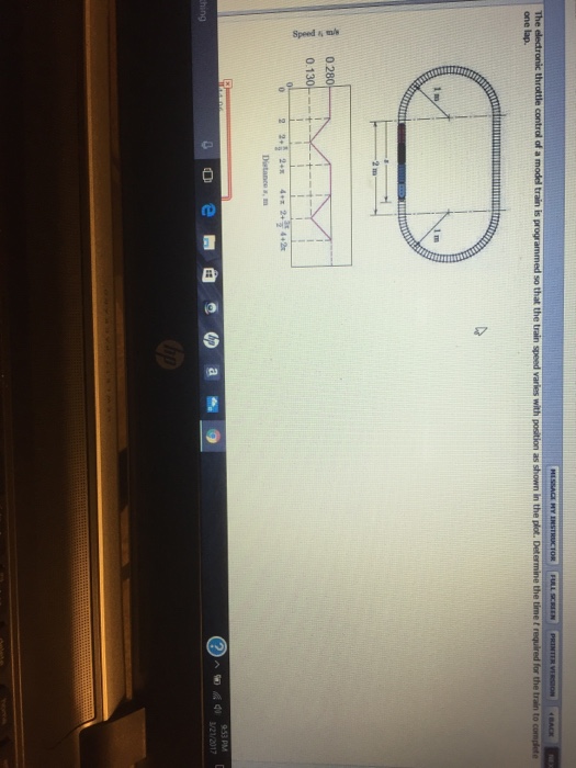 Solved The electronic throttle control of a model train is | Chegg.com