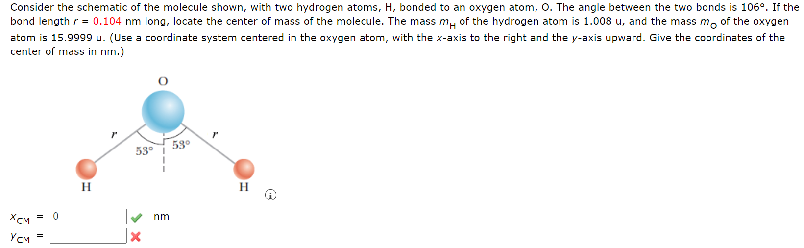 Solved Consider the schematic of the molecule shown, with | Chegg.com