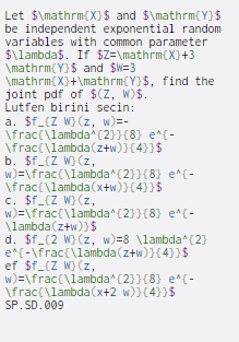 Solved Let $\mathrm{X}$ and $\mathrm{Y}$ be independent | Chegg.com