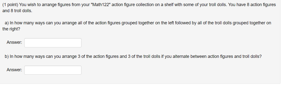 Solved (1 point) You wish to arrange figures from your | Chegg.com