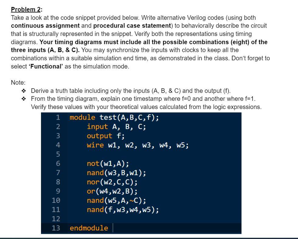 Solved Problem 2: Take a look at the code snippet provided | Chegg.com