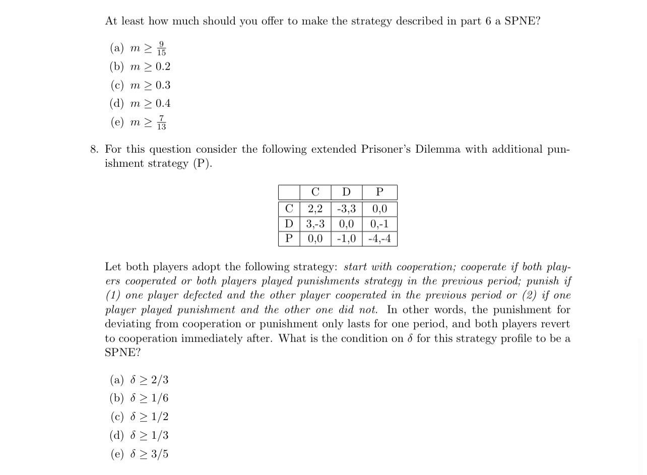Solved Use The Following Setting For Questions 4 8 Consider