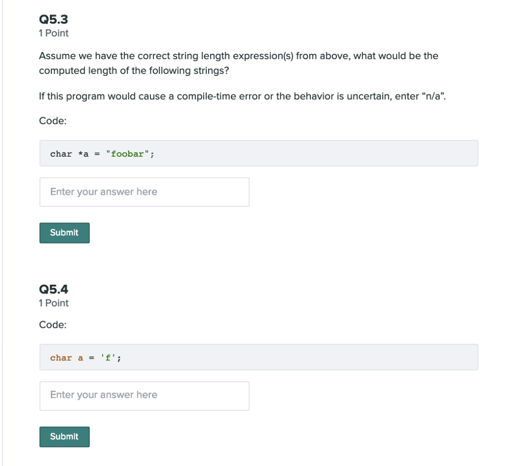 Solved Q4 Memory Model 5 Points Consider the following code: | Chegg.com