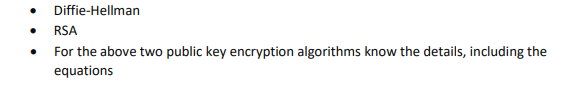 Solved . Diffie-Hellman RSA For the above two public key | Chegg.com