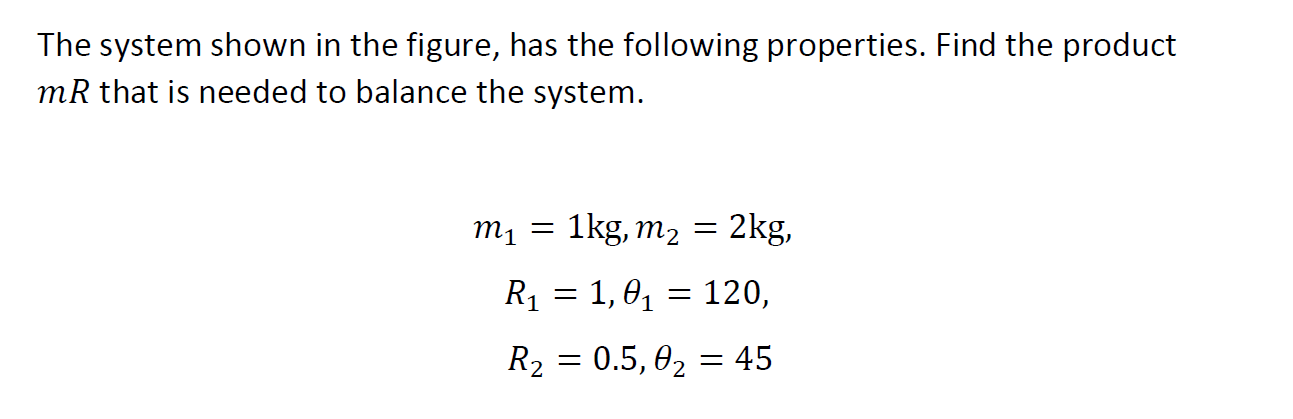Solved The system shown in the figure, has the following | Chegg.com