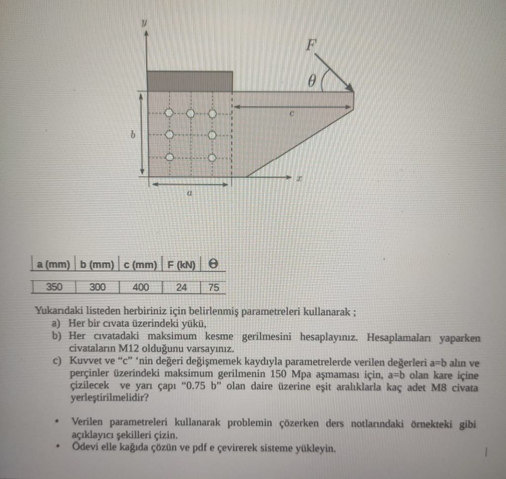 Solved Using the parameters mentioned above; a) Load on each | Chegg.com