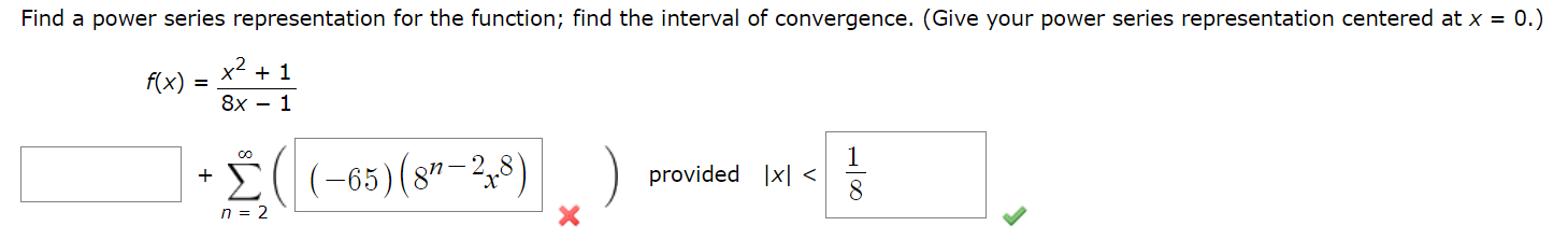 Solved Find a power series representation for the function; | Chegg.com