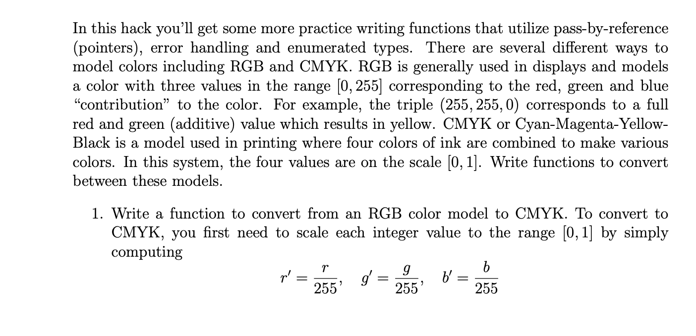 Solved In this hack you'll get some more practice writing | Chegg.com