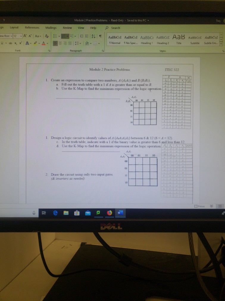Solved Module 2 Practice Problems - Read-Only - Saved to | Chegg.com