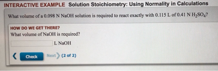 Solved INTERACTIVE EXAMPLE Solution Stoichiometry: Using | Chegg.com