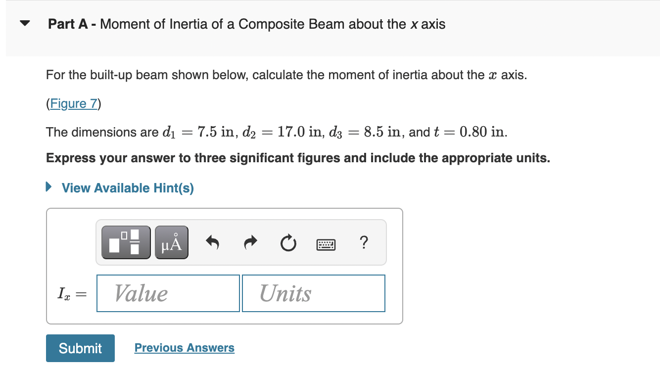 [Solved]: Learning Goal: To section a composite shape into