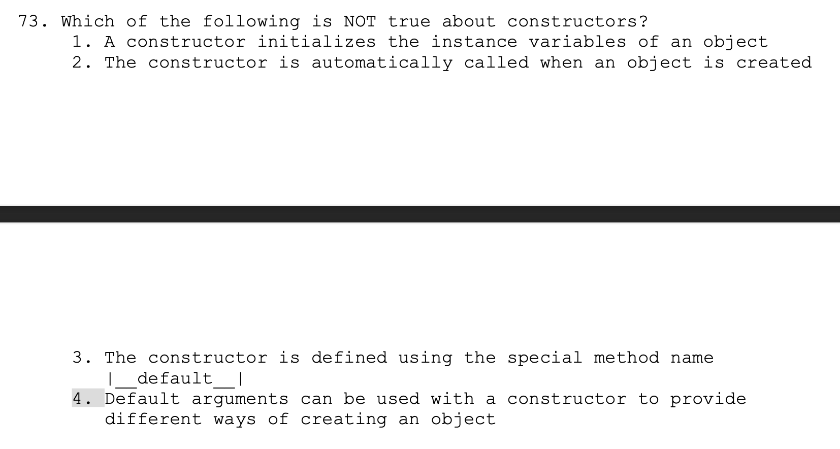 Solved 73. Which of the following is NOT true about | Chegg.com