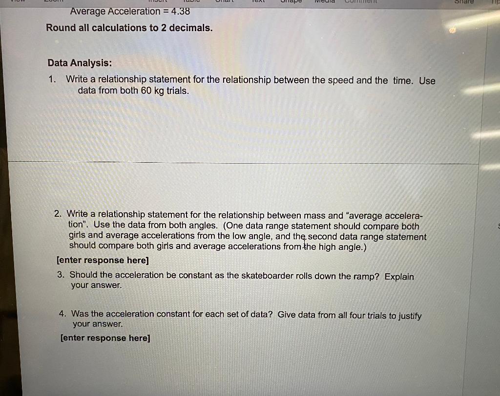 Solved Table Insert Chart View Zoom Text Shape Media Comment | Chegg.com