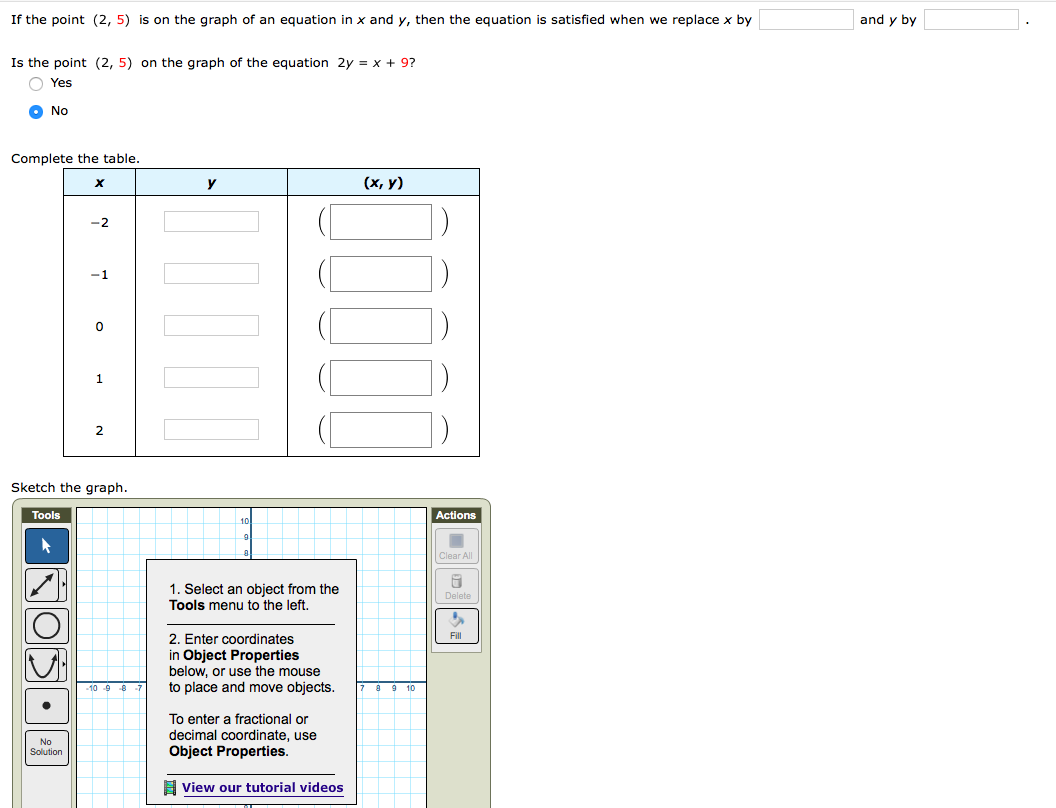 Solved If the point (2,5) is on the graph of an equation in | Chegg.com