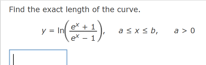 Solved Find the exact length of the curve. | Chegg.com