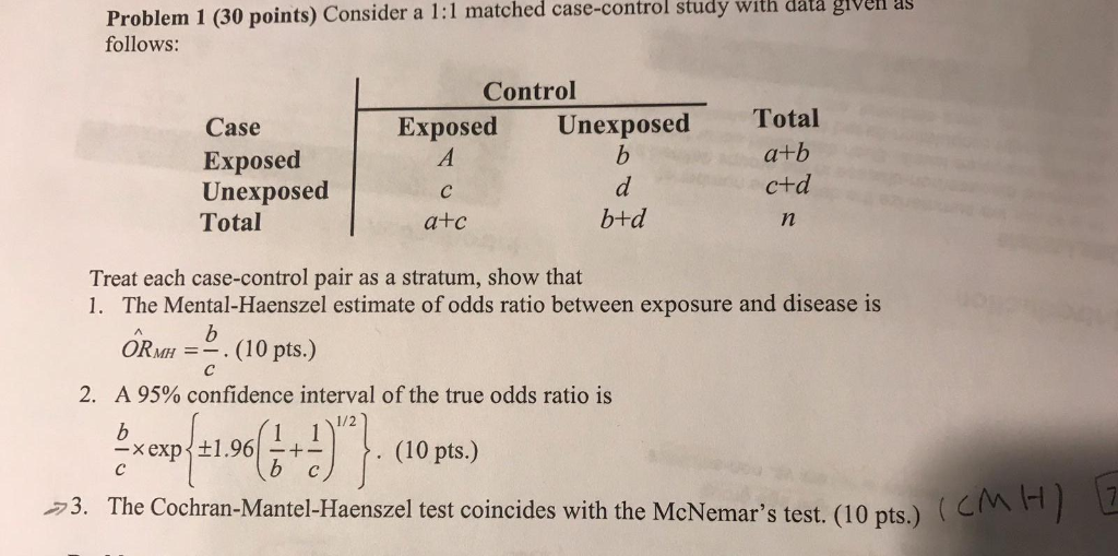 Solved Problem 1 (30 points) Consider a 1:1 matched | Chegg.com