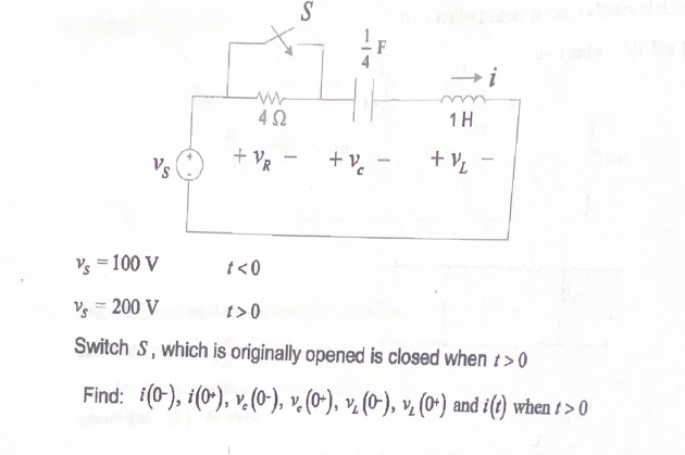 Solved **Please solve without using laplace | Chegg.com