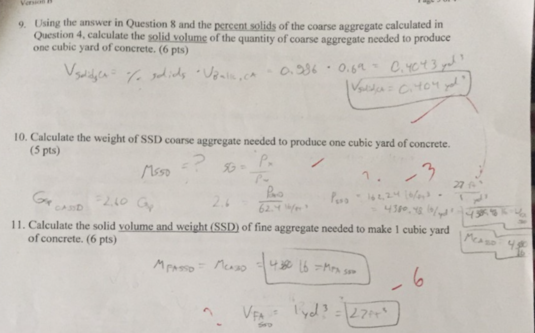 8. Using Table 7.5, determine the coarse aggregate | Chegg.com