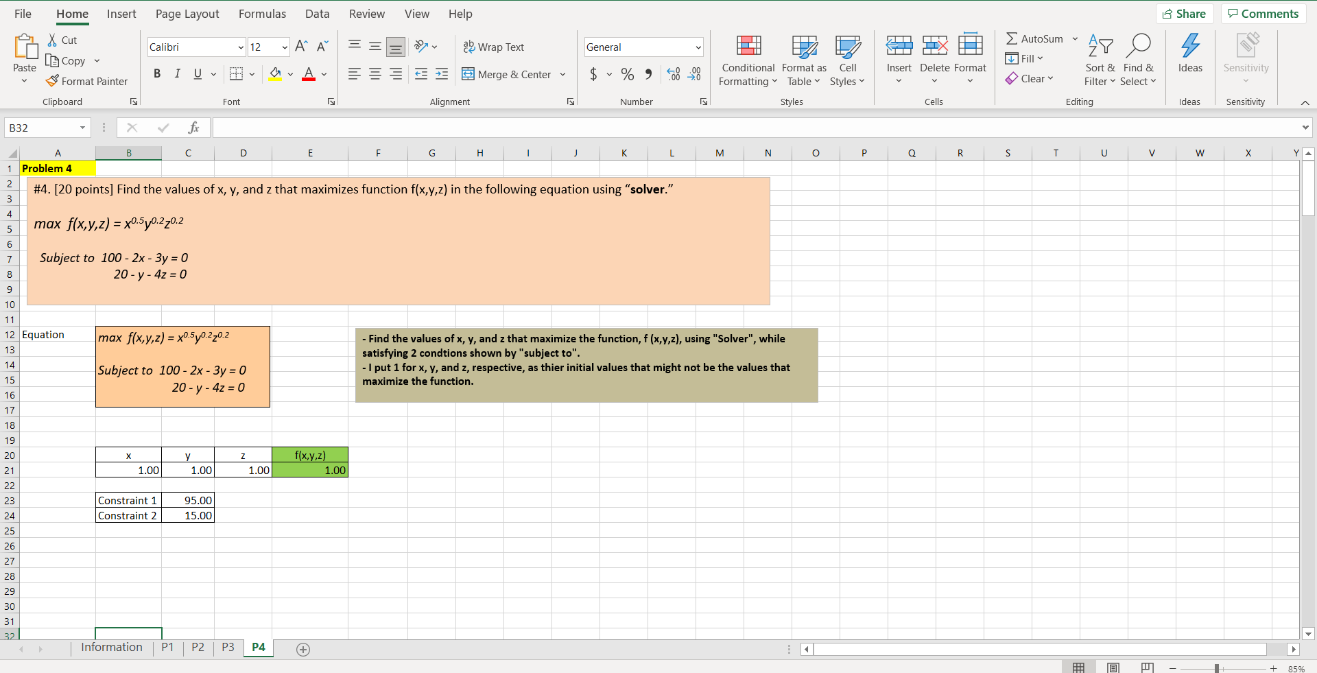 File Home Insert Page Layout Formulas Data Review | Chegg.com