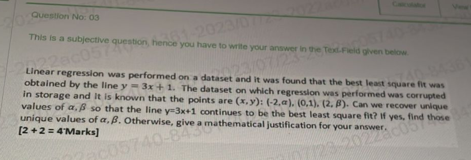 Solved This is a subjective question, hence you have to | Chegg.com