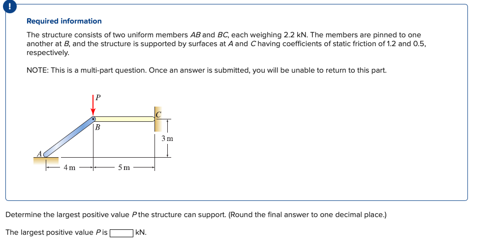 Solved Required information The structure consists of two | Chegg.com