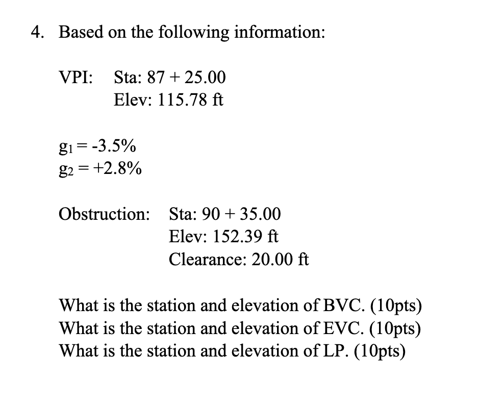 Solved Based on the following information:VPI: Sta: | Chegg.com