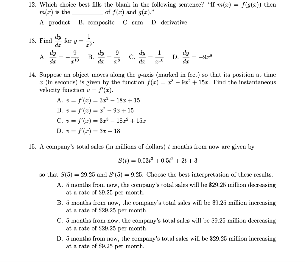 Solved 12 Which Choice Best Fills The Blank In The Chegg solved-12-which-choice-best-fills-the-blank-in-the-chegg