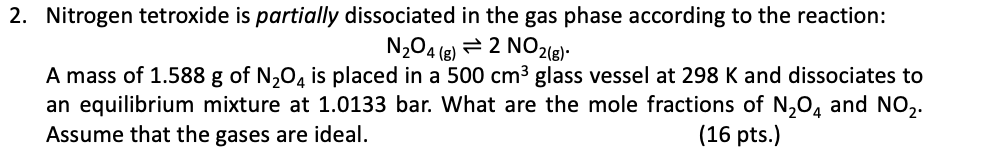 Solved Keep pressure in bar. Make R value has unit which | Chegg.com