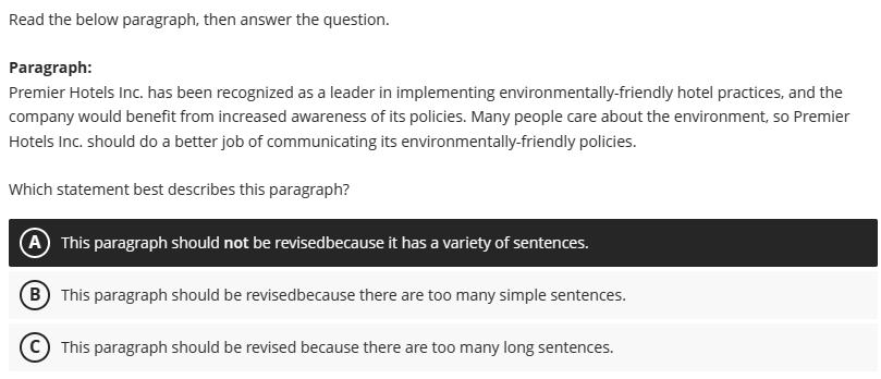 Solved Read the below paragraph, then answer the | Chegg.com