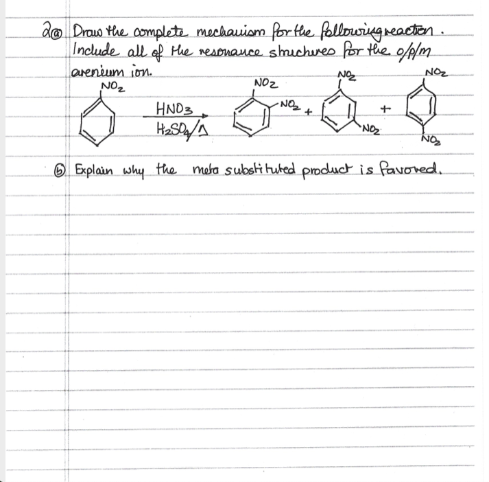 Solved WORKSHEET 11 0 @ Draw the complete mechanism | Chegg.com