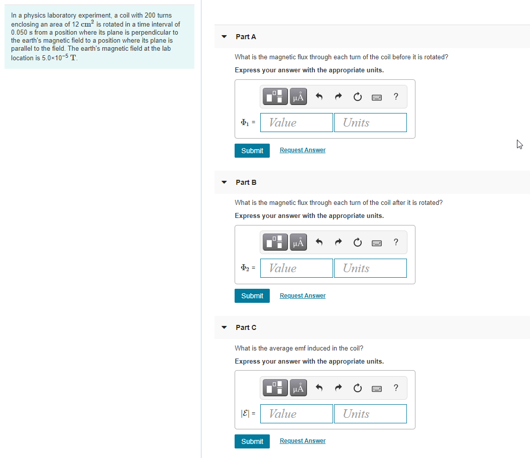 Solved In a physics laboratory experiment, a coil with 200 | Chegg.com