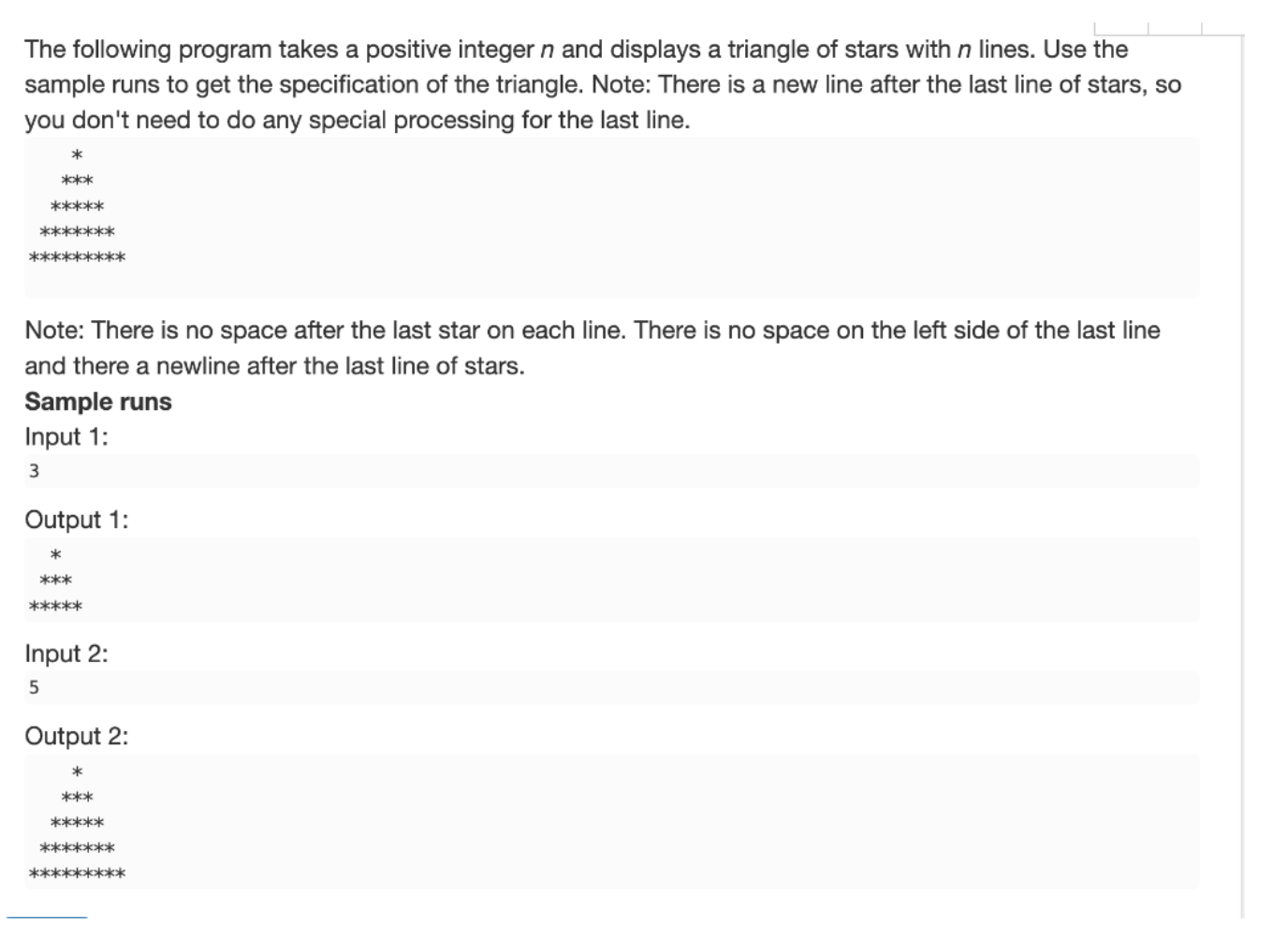 Solved Java Please have the output match exactly with the | Chegg.com