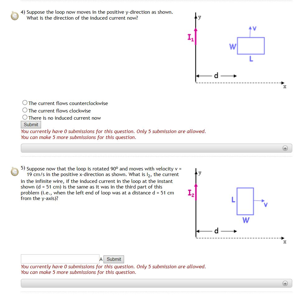 Solved Conducting Loop and Current-Carrying Wire (1|2|3|4| 5 | Chegg.com