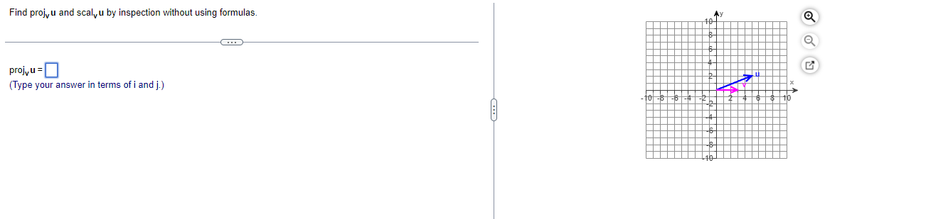 Solved Find proj, u and scal, u by inspection without using | Chegg.com