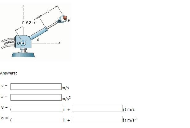 Solved The robot arm is elevating and extending | Chegg.com