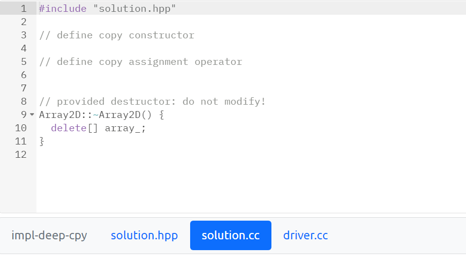 In this activity, you to define a deep copy policy | Chegg.com