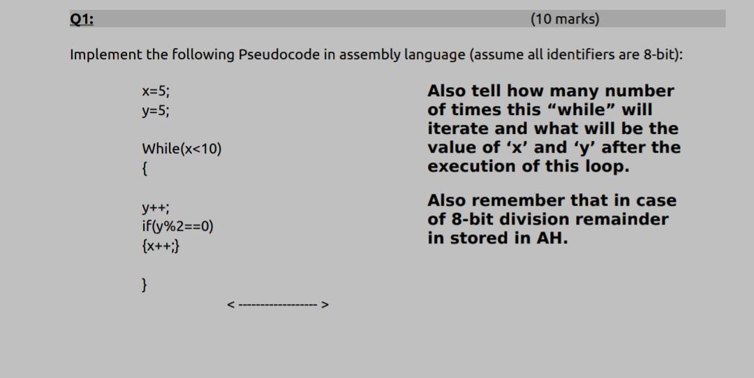 Solved WRITE THE CODE ON EMU8086 AND PASTE THE OUTPUT SCREEN | Chegg.com