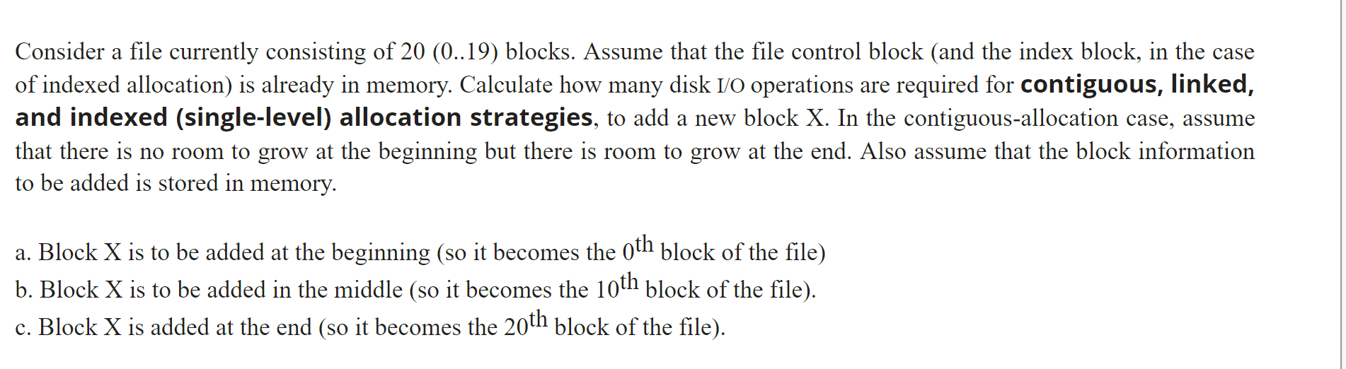 Solved Consider A File Currently Consisting Of 20 0 19