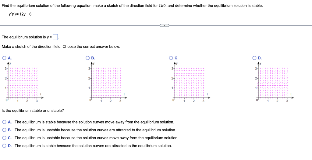 Solved Find the equilibrium solution of the following | Chegg.com