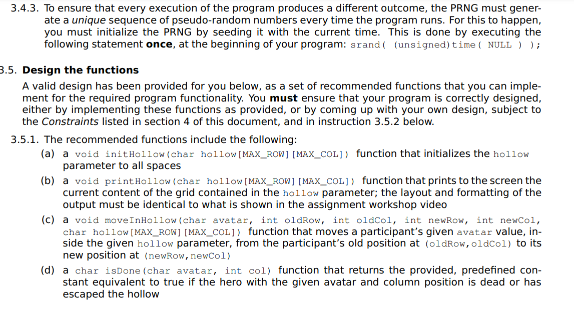 Solved 1. Goal For this assignment, you will write a program | Chegg.com
