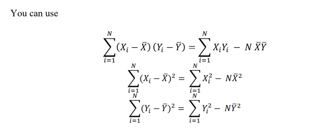 Solved Problem 5: Algebra of OLS You estimate a simple | Chegg.com
