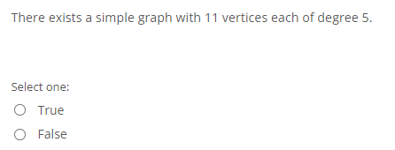 Solved There exists a simple graph with 11 vertices each of | Chegg.com