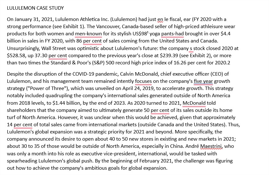 Solved This is the case study please help me complete my | Chegg.com