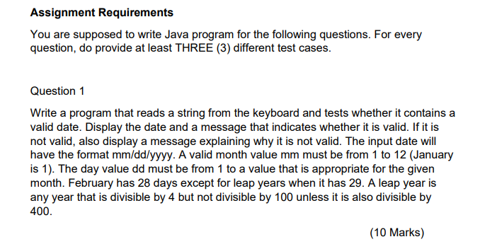 Solved Assignment Requirements You are supposed to write | Chegg.com