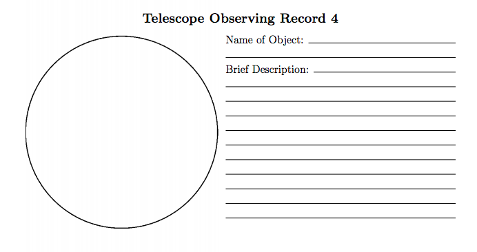 Solved Part 1: Telescope Observing This part of the lab is | Chegg.com