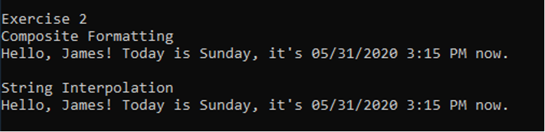 Solved USING C# - MICROSOFT VISUAL STUDIO Print the string “ | Chegg.com